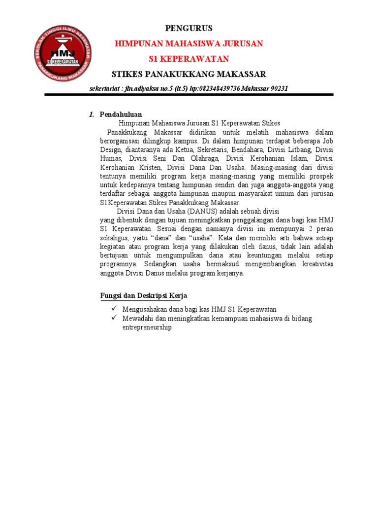 Proker Danus 2021 | PDF