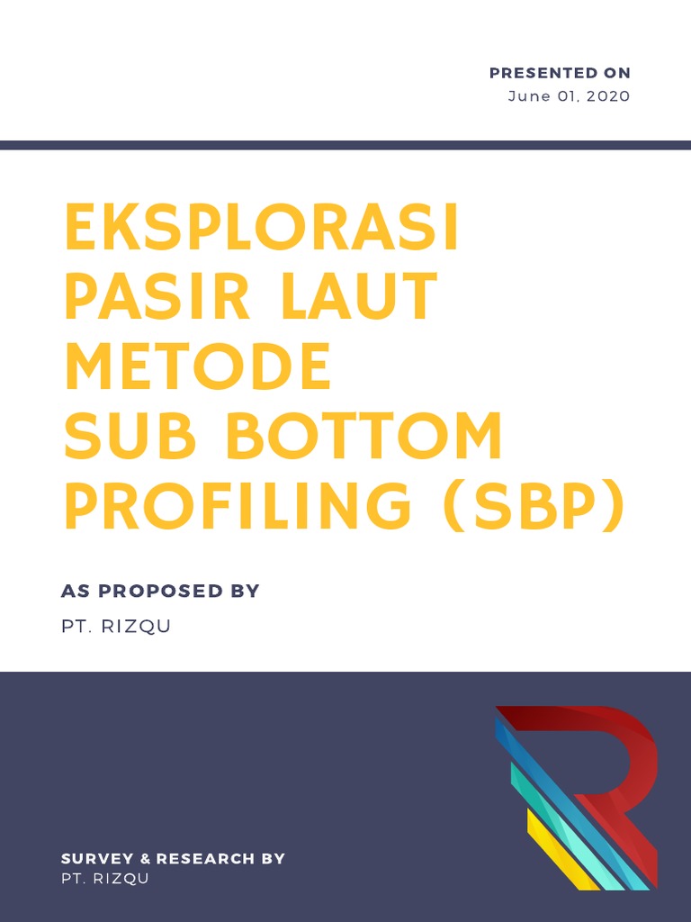 Eksplorasi Pasir Laut Metode Sub Bottom Profiling (SBM) | PDF