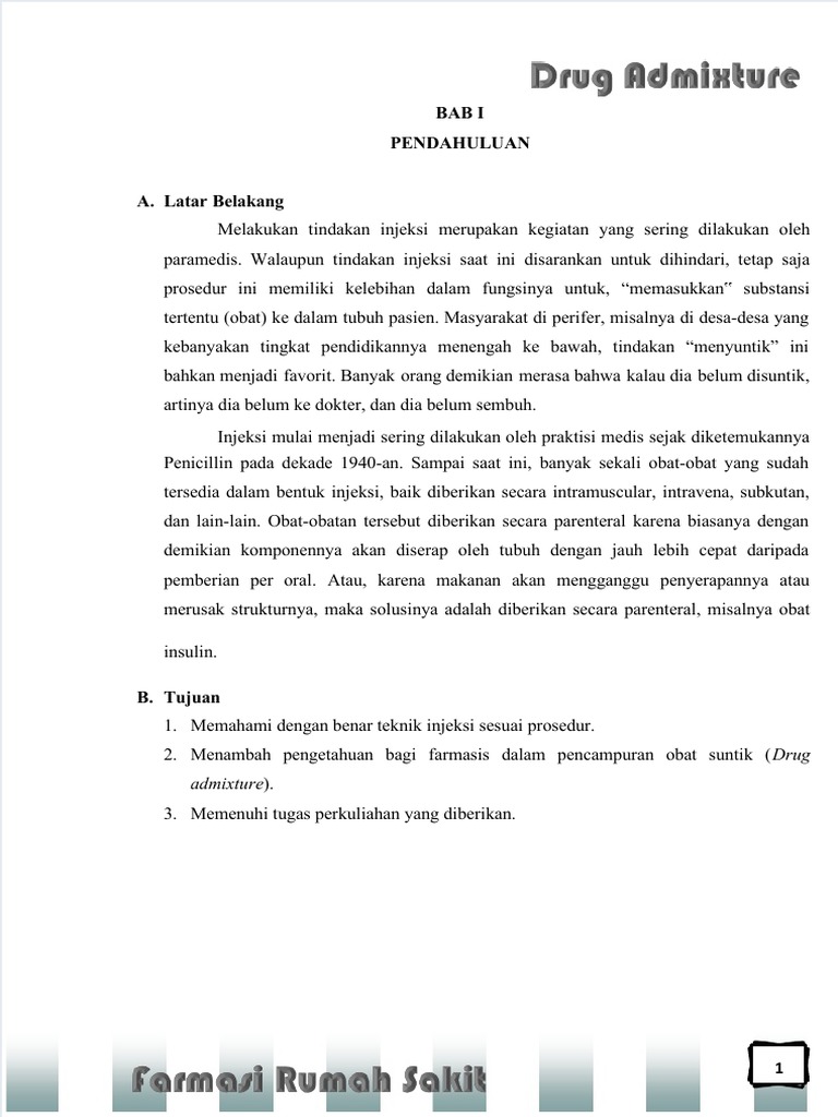 Drug-Admixture | PDF