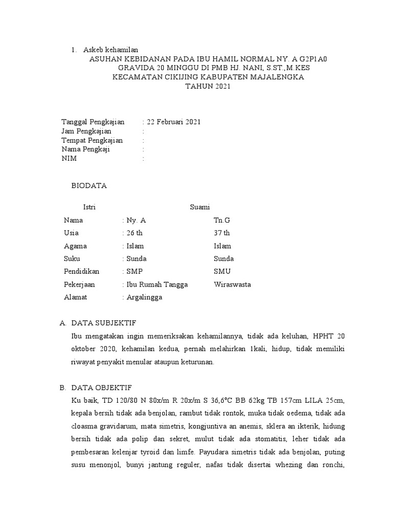 Contoh Soap Anc | PDF