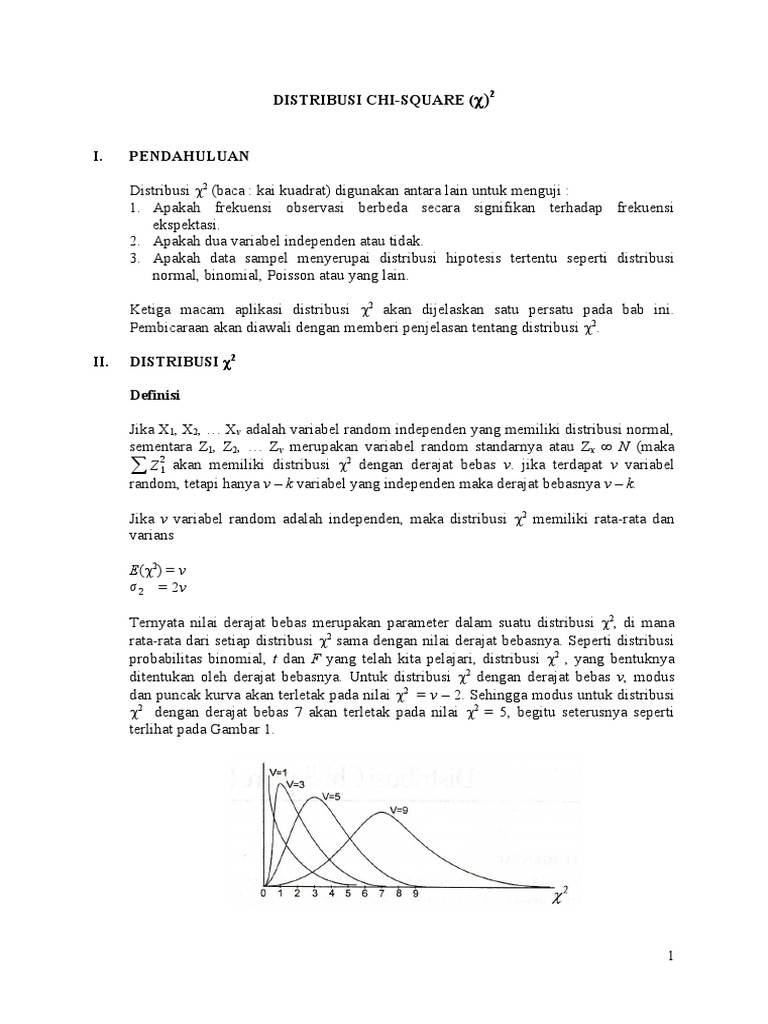 Distribusi Chi-Square | PDF