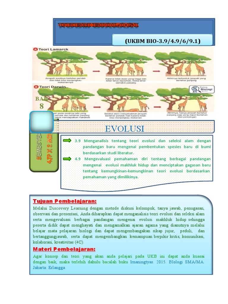 Evolusi Makhluk Hidup | PDF