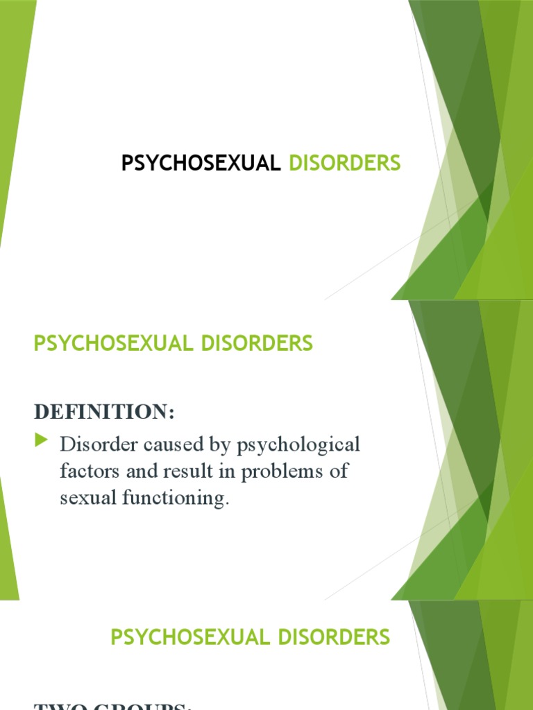 Psychosexual Disorders | PDF | Human Sexual Activity | Sexual Dysfunction