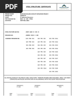 Check List of Column Verticality | PDF