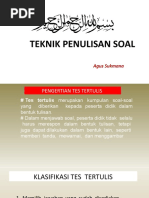 Kaidah Penulisan Soal Isian Dan Uraian | PDF