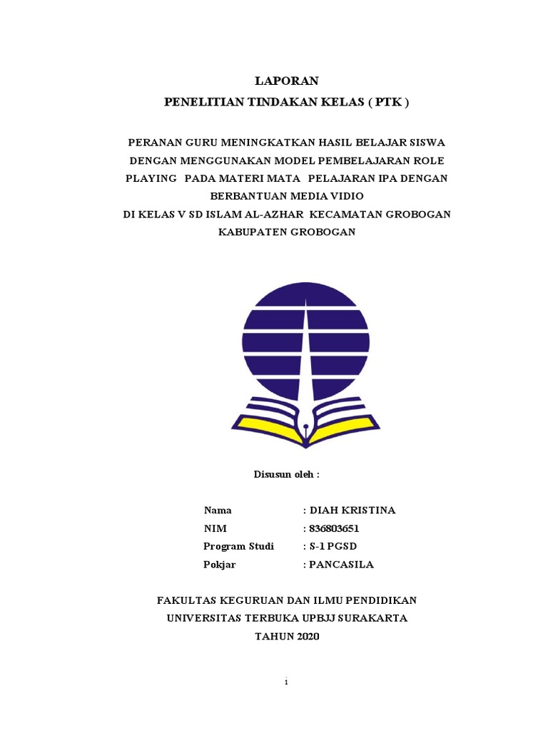 Diah Kristina 7a Lap PTK (1) A | PDF