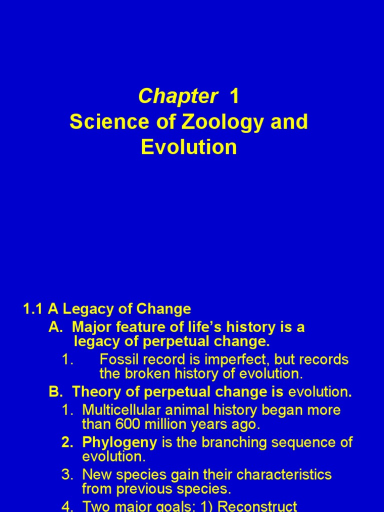 Science of Zoology and Evolution | PDF | Evolution | Science