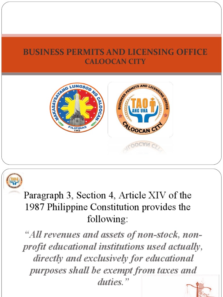 Business Permits and Licensing Office PPT PPT For Learning Institutions ...