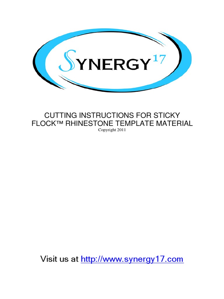 Sticky Flock Instructions | PDF | Blade | Tools