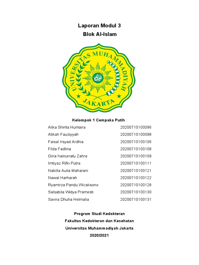 Blok AIK - Laporan Modul 3 Kelompok 1 | PDF