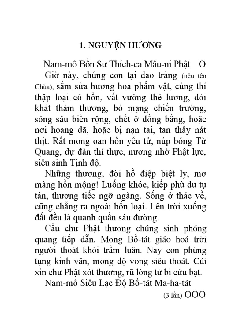 03 Nghi Thuc Cong Phu Chieu Moi Nhat TNT | PDF
