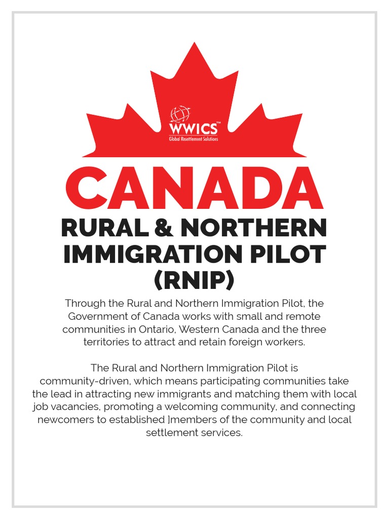 Canada: Rural & Northern Immigration Pilot (RNIP) | PDF | Academic ...