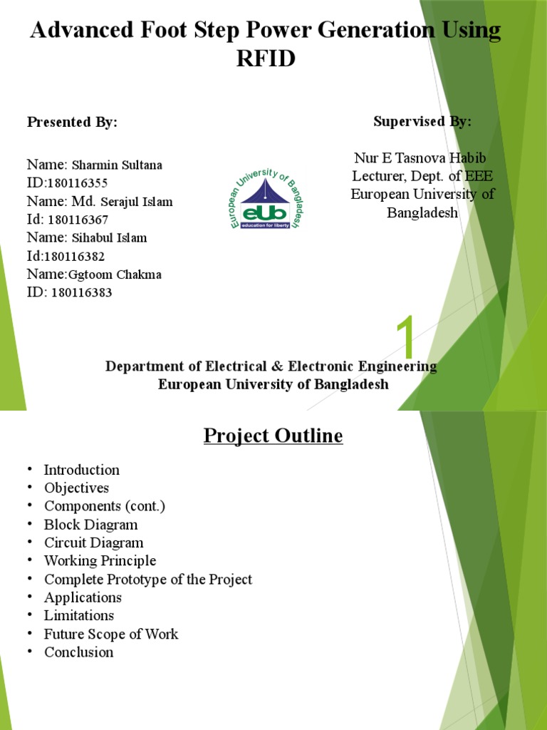 Advanced Foot Step Power Generation | PDF | Radio Frequency ...