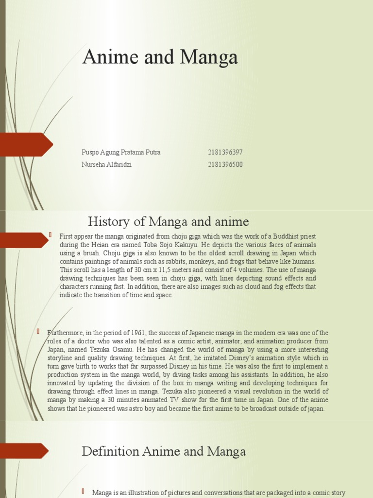 Anime and Manga | PDF | Manga | Anime