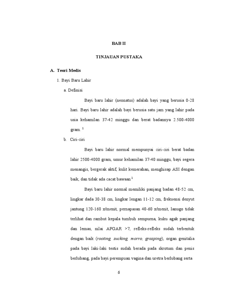 Tinjauan Pustaka Vigorous Baby | PDF