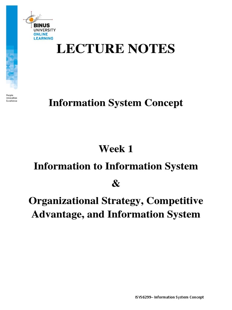 Lecture Note 1 | PDF