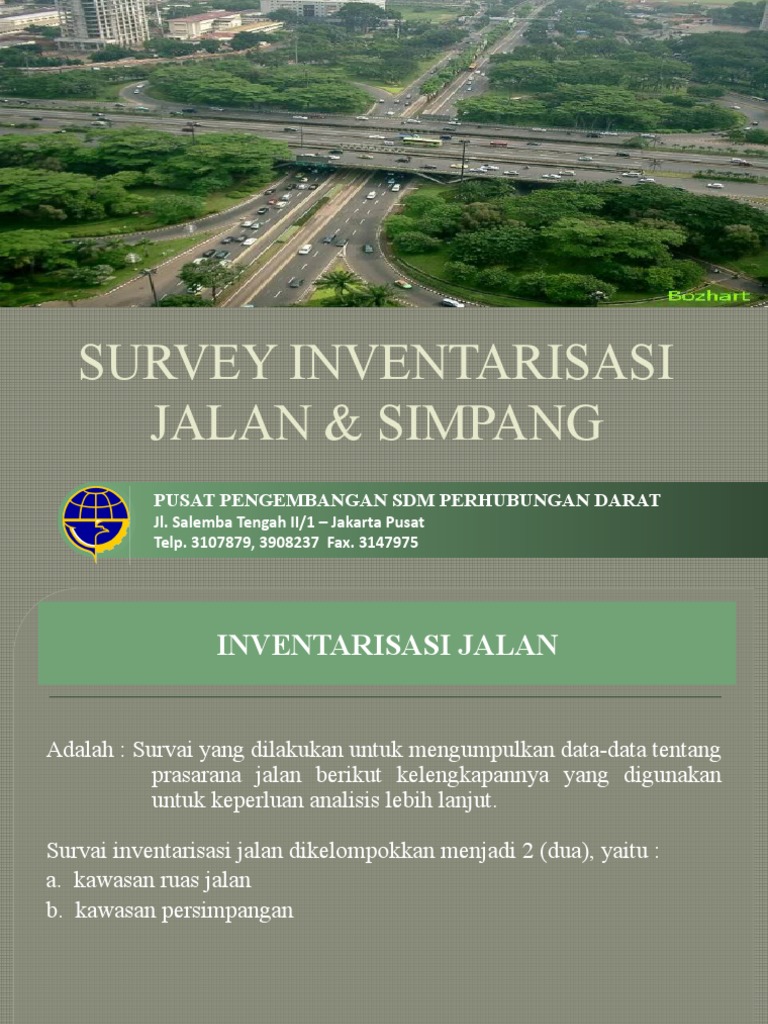Survey Inventarisasi Ruas Dan Simpang 2 | PDF Survey Inventarisasi Ruas Dan Simpang 2 | PDF