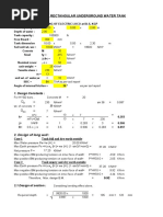 Rcc-Sump Size Calculation | PDF | Materials | Structural Engineering