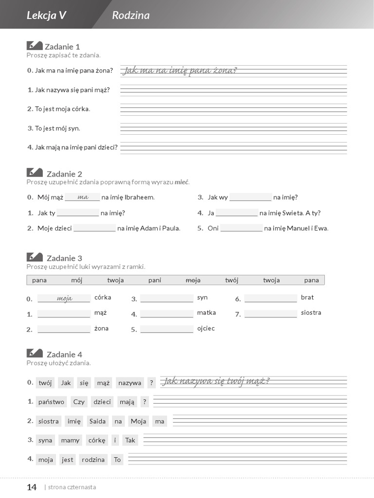 Polski-Na-Dobry-Start-Ćwiczenia - Cutted Rodzina | PDF