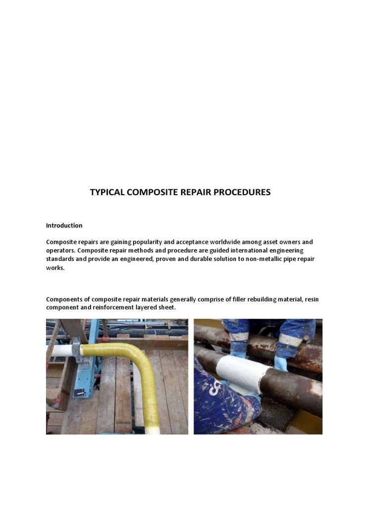 Construction Composite Repaira Procedures 2 | PDF | Composite Material ...