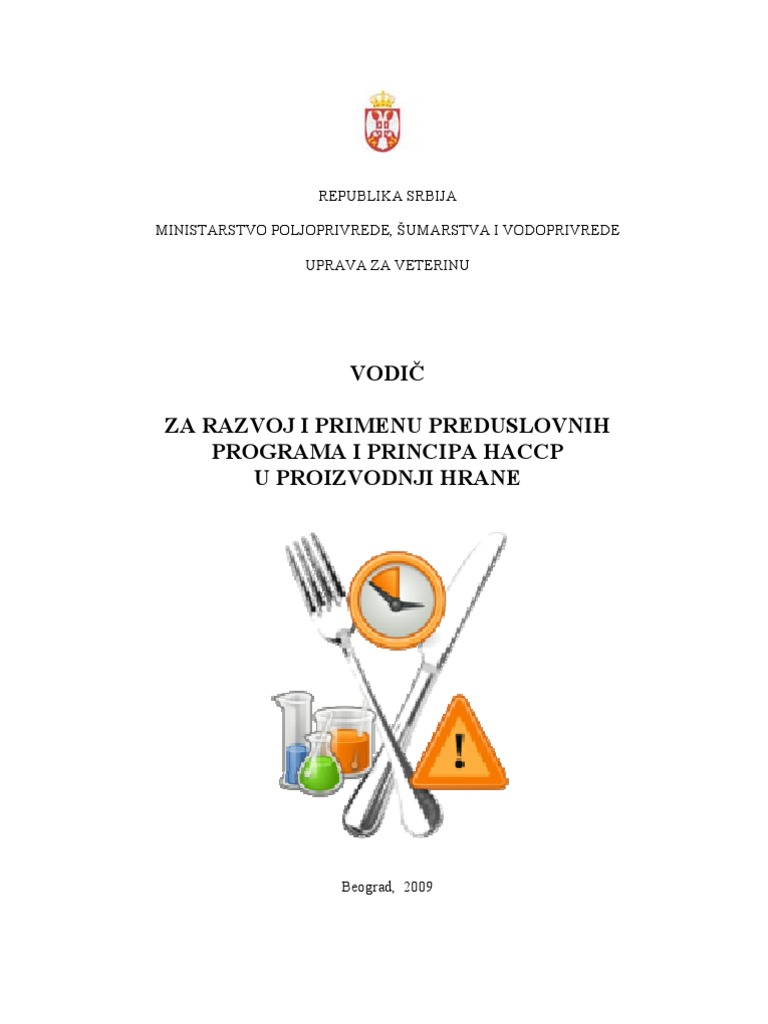 HACCP Vodic | PDF