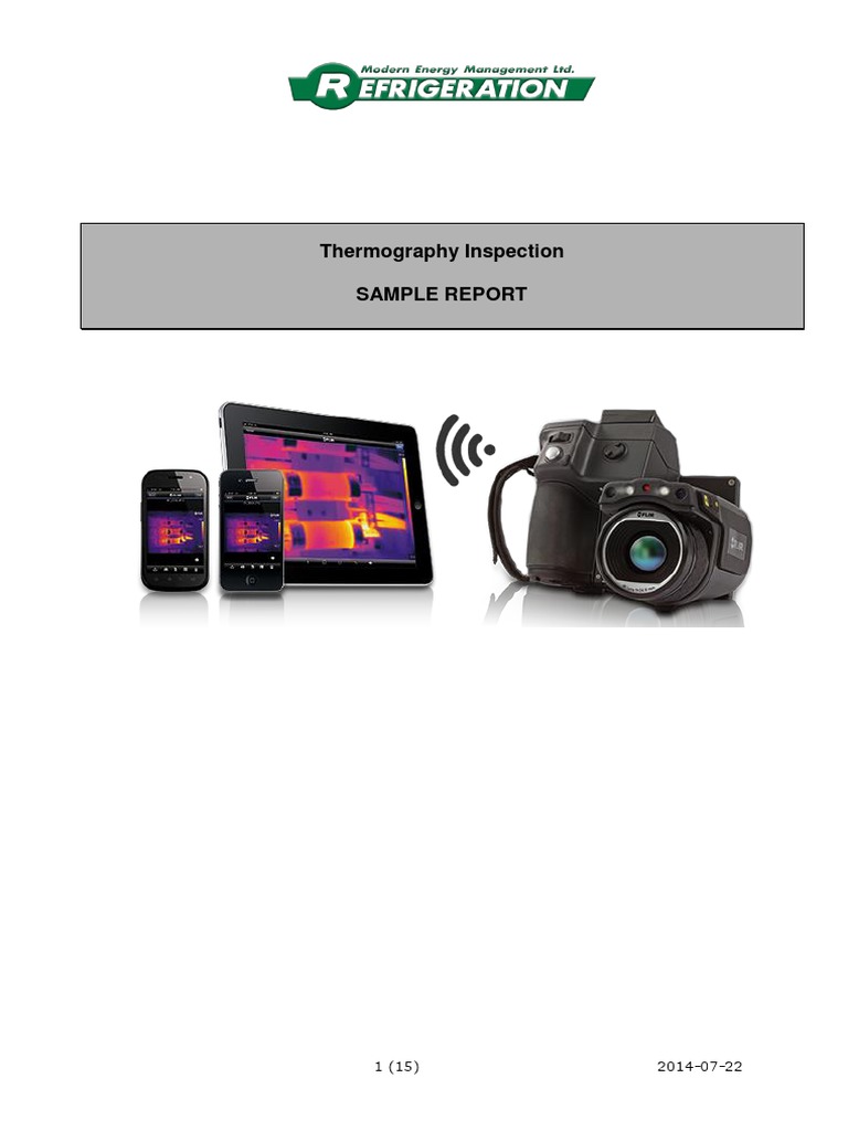 SAMPLE REPORT - Thermal Imaging Report | PDF | Thermography ...