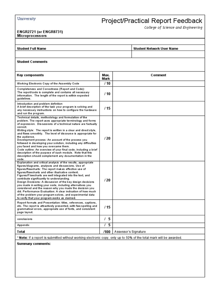 Report Feedback (Formal Report) | PDF | Computing | Computing And ...
