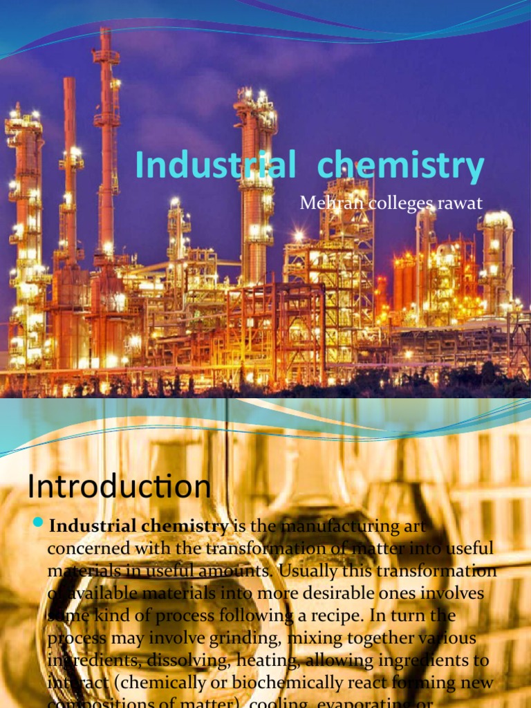 CH 22 Industrial Chemistry | PDF | Dye | Chemical Industry