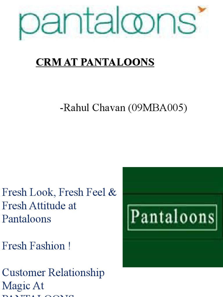 CRM Strategies at Pantaloons | PDF