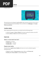 ACLS EKG Rhythms and Interpretation | PDF | Heart | Electrocardiography