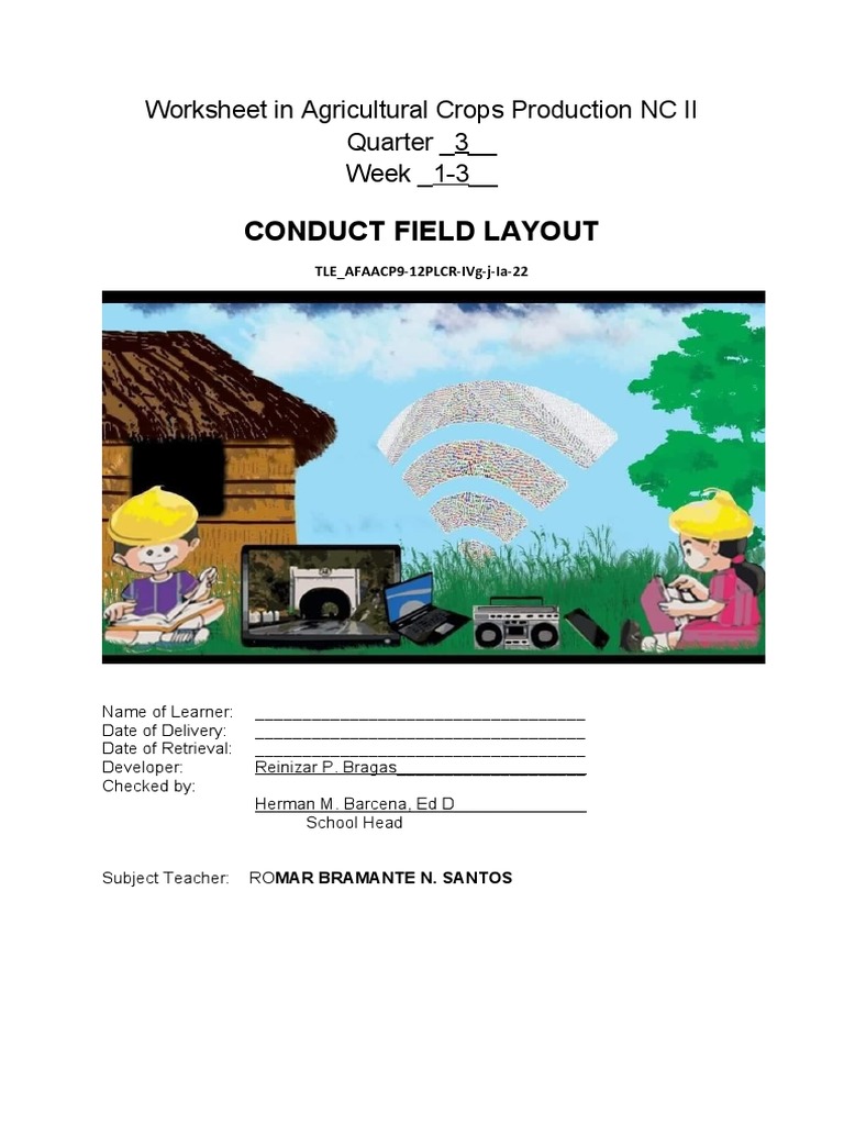 Acp Ncii - Conduct Field Layout - G11 - Q3 - W1 | PDF | Tillage | Triangle