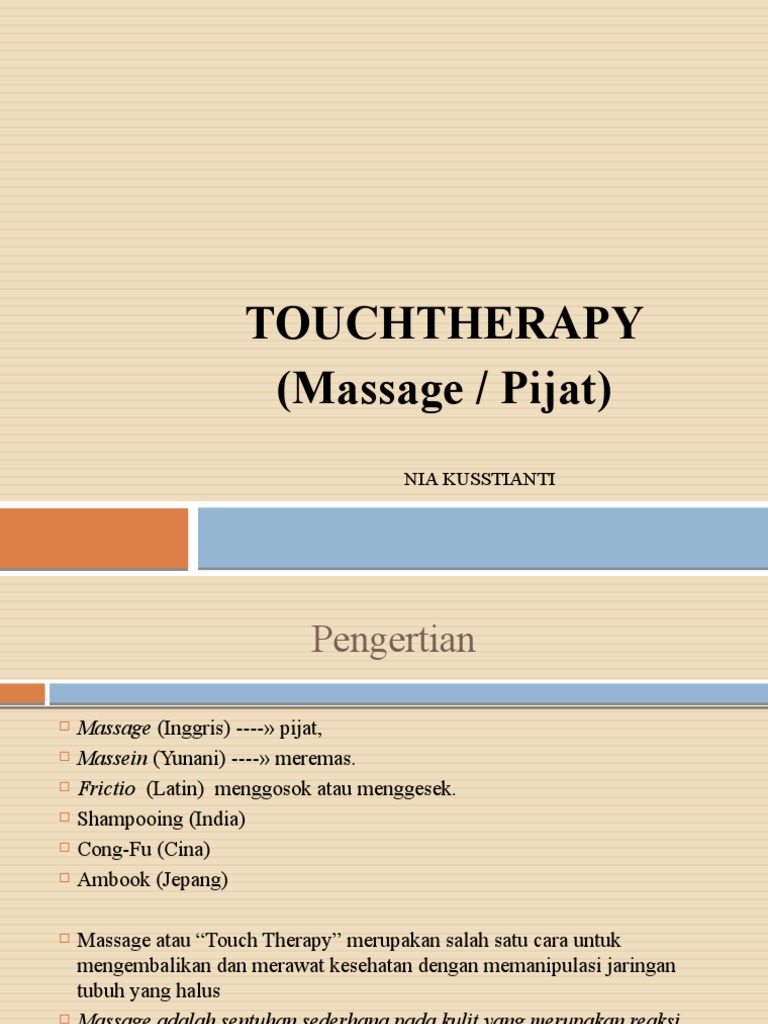 Panduan Lengkap Touch Therapy | PDF