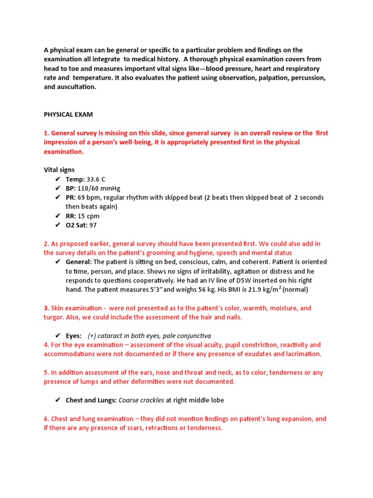 Physical Exam: A Comprehensive Guide | PDF | Physical Examination ...