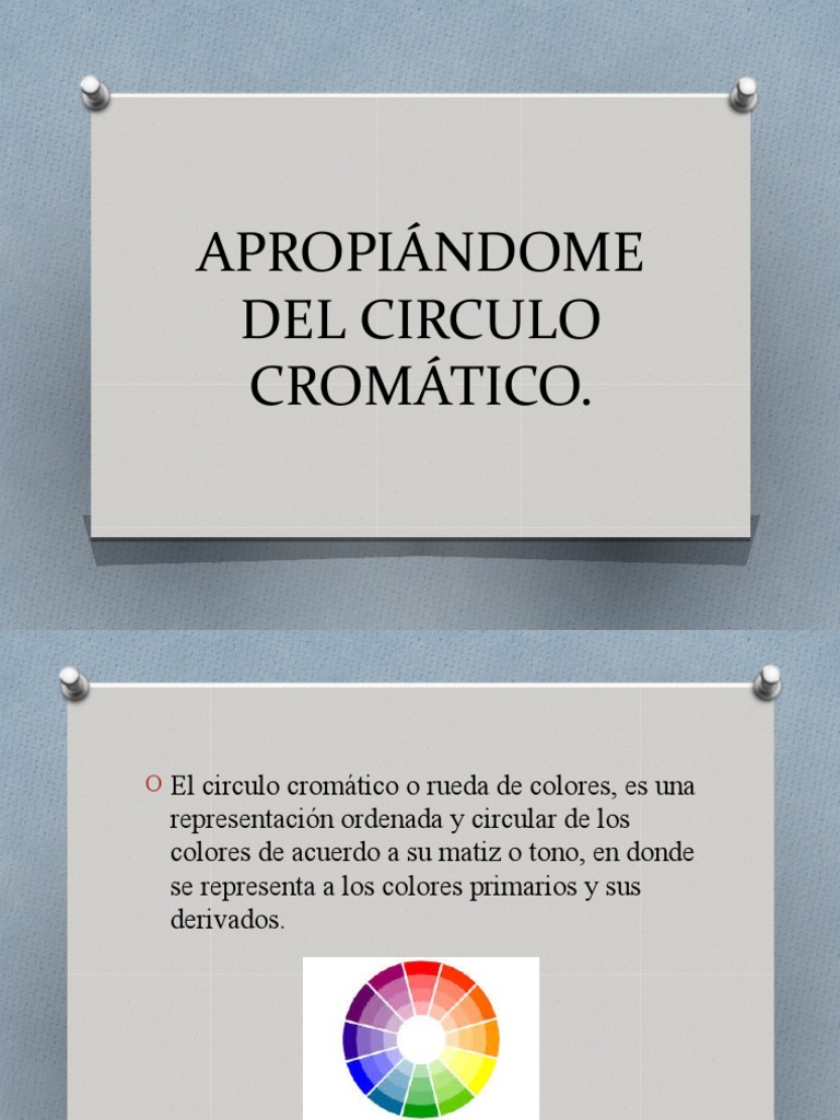Apropiándome Del Circulo Cromático Expo | PDF | Color | Espectro ...