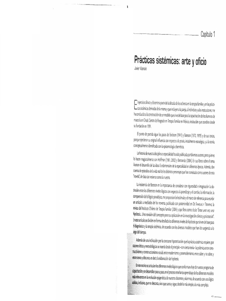 Terapia de Familia y Pareja Arturo Roizblatt S. | PDF