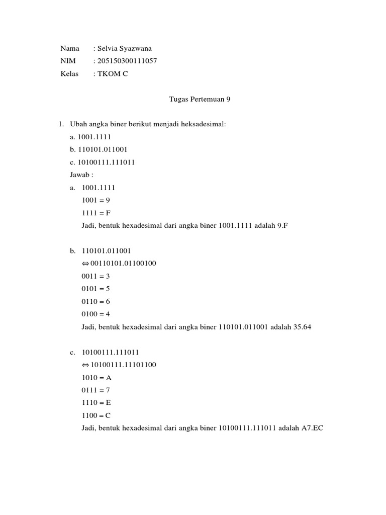 Arsitektur Dan Organisasi Komputer (Number System, Computer Arithmatic ...