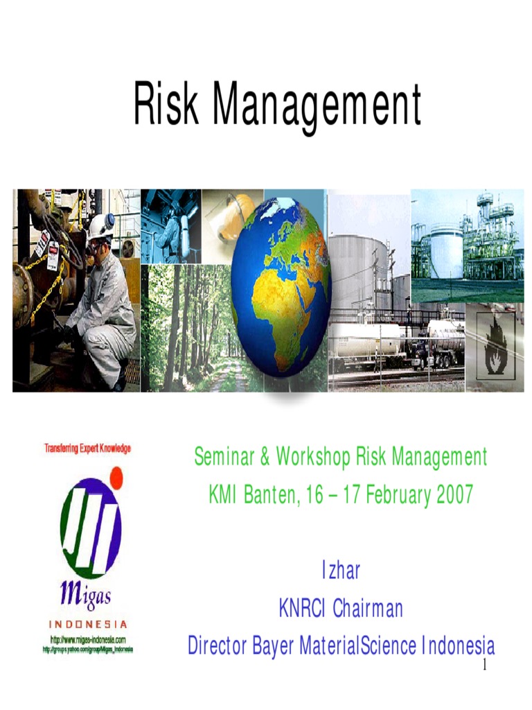 01 Risk Management - Izhar | PDF | Risk | Risk Management