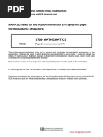 June 2022 Shadow Paper 2H MS Set 1 | PDF | Mathematics