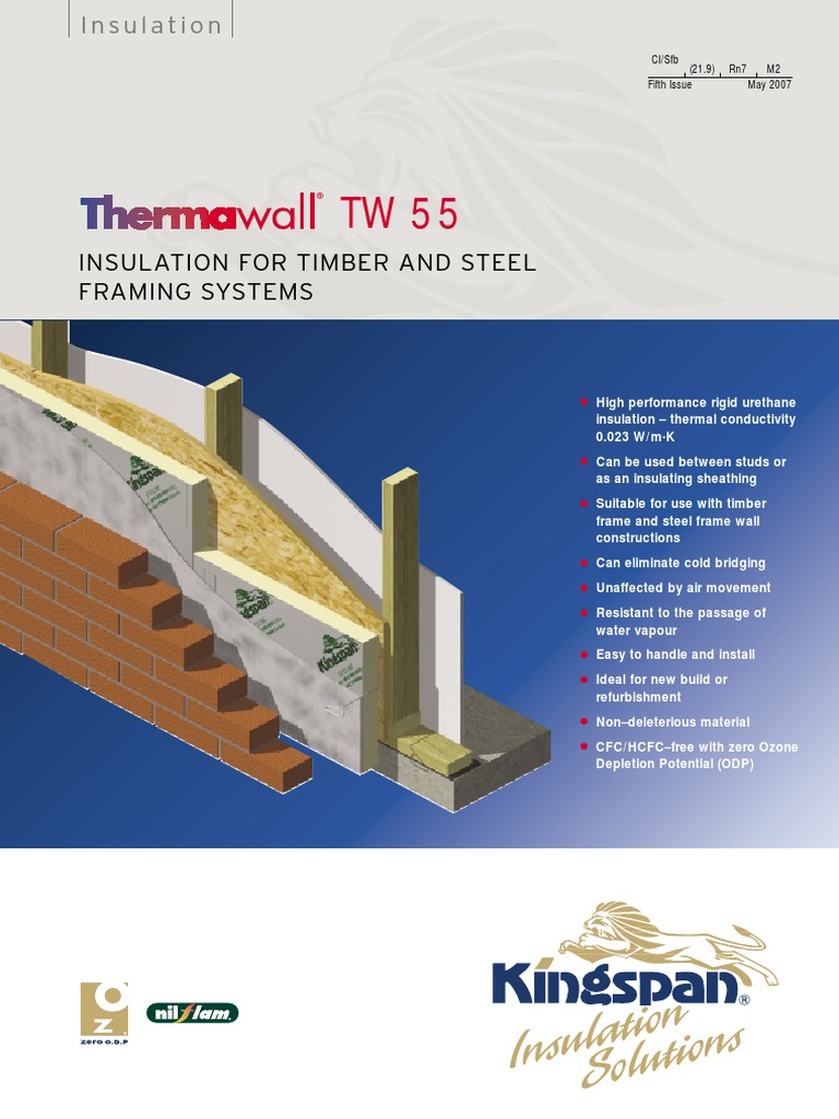 Kingspan TW55 Insulation | Download Free PDF | Framing (Construction ...