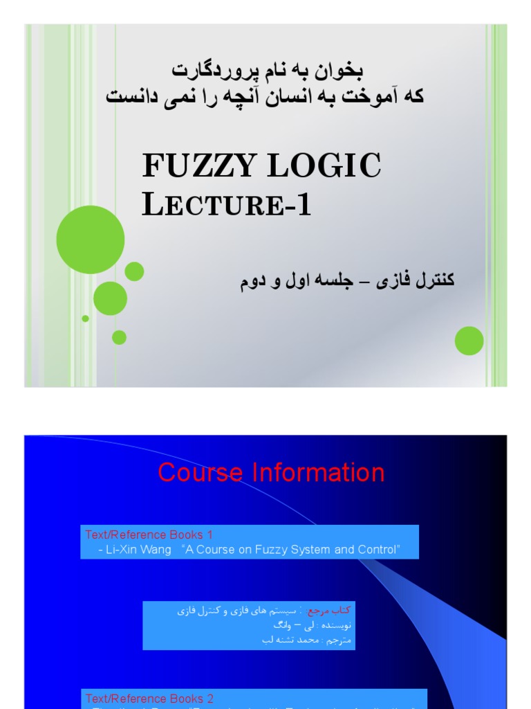 Microsoft PowerPoint - Fuzzy Lecture-01.Ppt (Compatibility Mode) | PDF ...