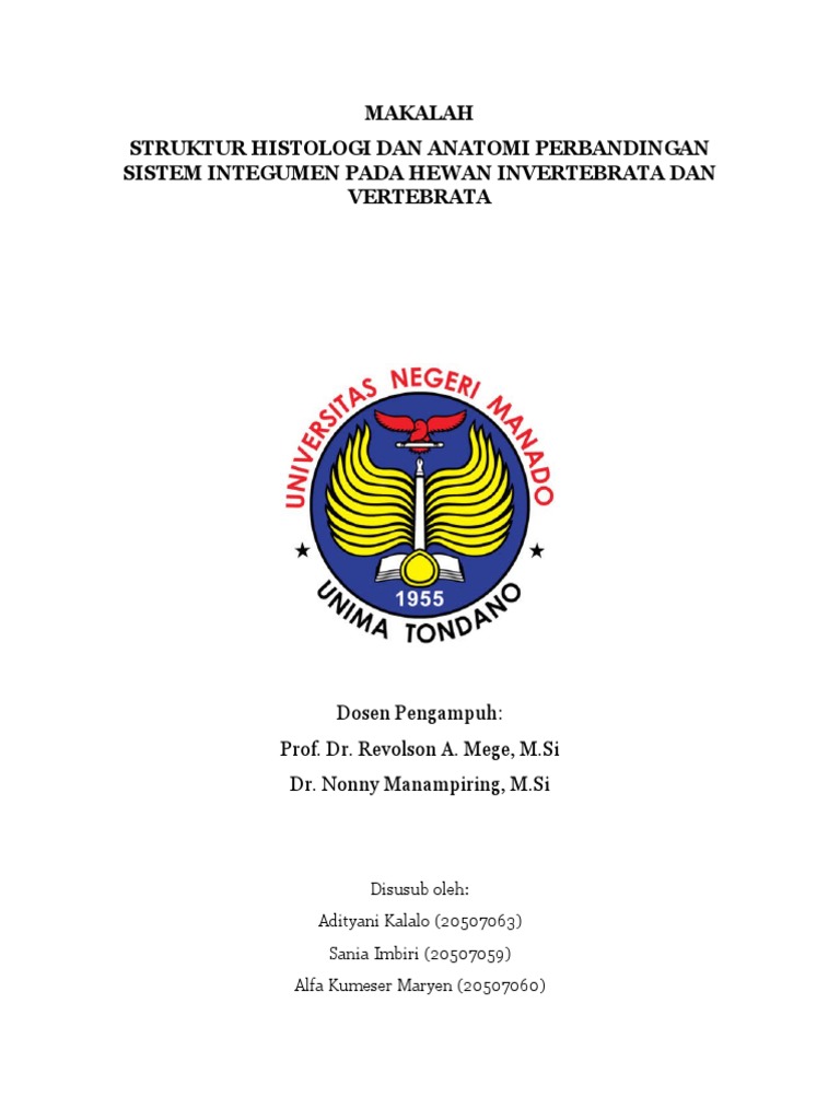 Histologi dan Anatomi Integumen Hewan | PDF