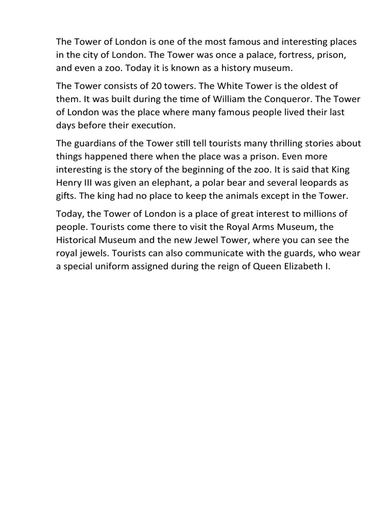 Explore the Tower of London History | PDF