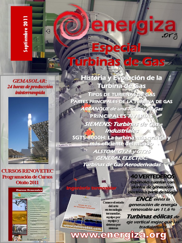 2.6. Turbinas de Gas. | PDF | Motor a reacción | Gases