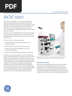 SOP For Operation of ÄKTA Pure Chromatography System v3 | PDF | Pump ...