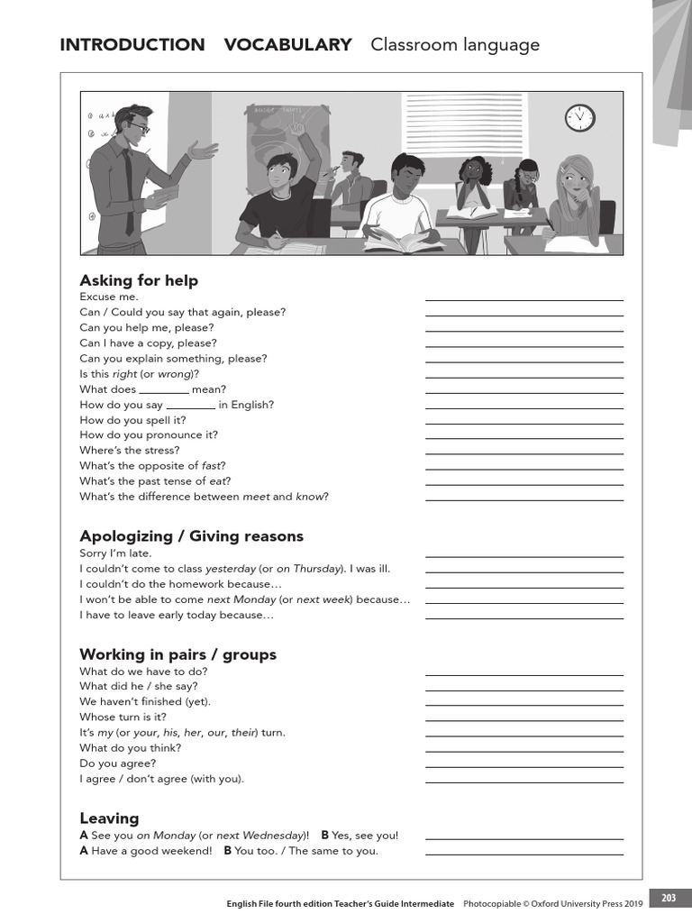 Introduction Vocabulary | PDF