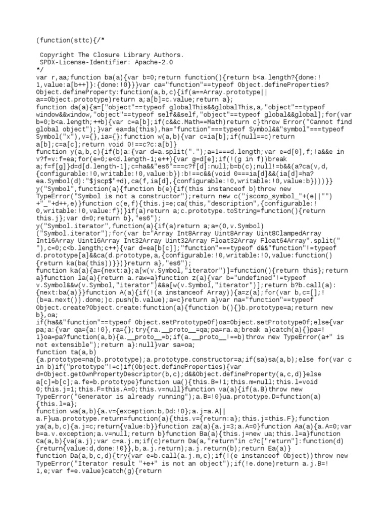 JavaScript Closure Library Code | PDF | Software Development | Computing