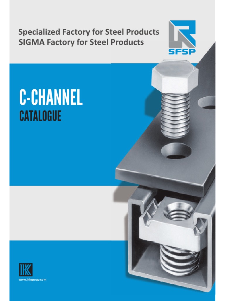 Slotted C Channel Catalogue Compressed | PDF | Galvanization | Bending