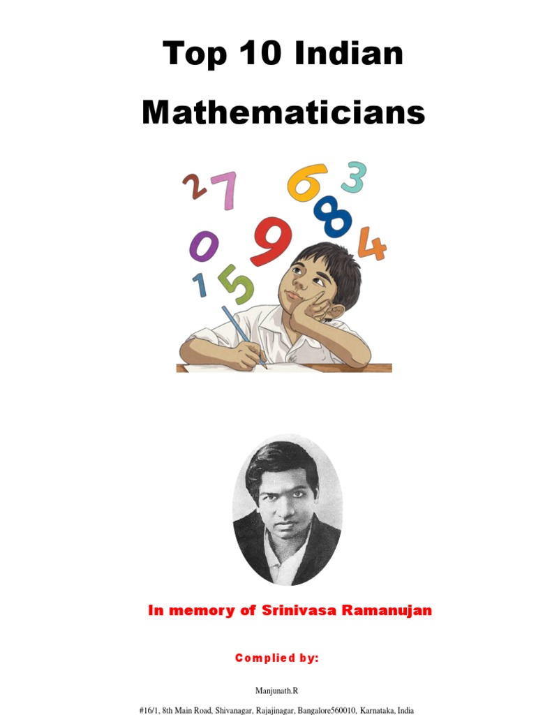 Top 10 Indian Mathematicians | PDF | Mathematics | Teaching Mathematics