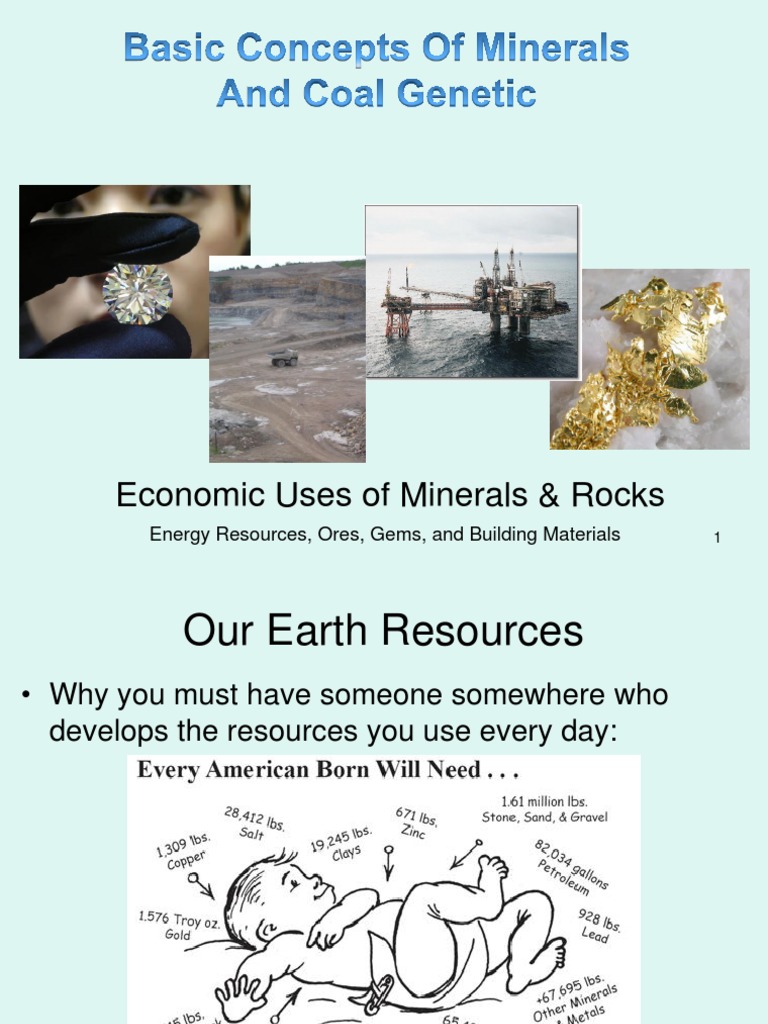 2 - Basic Concepts of Minerals and Coal Genetic - Rev April 2021 | PDF ...