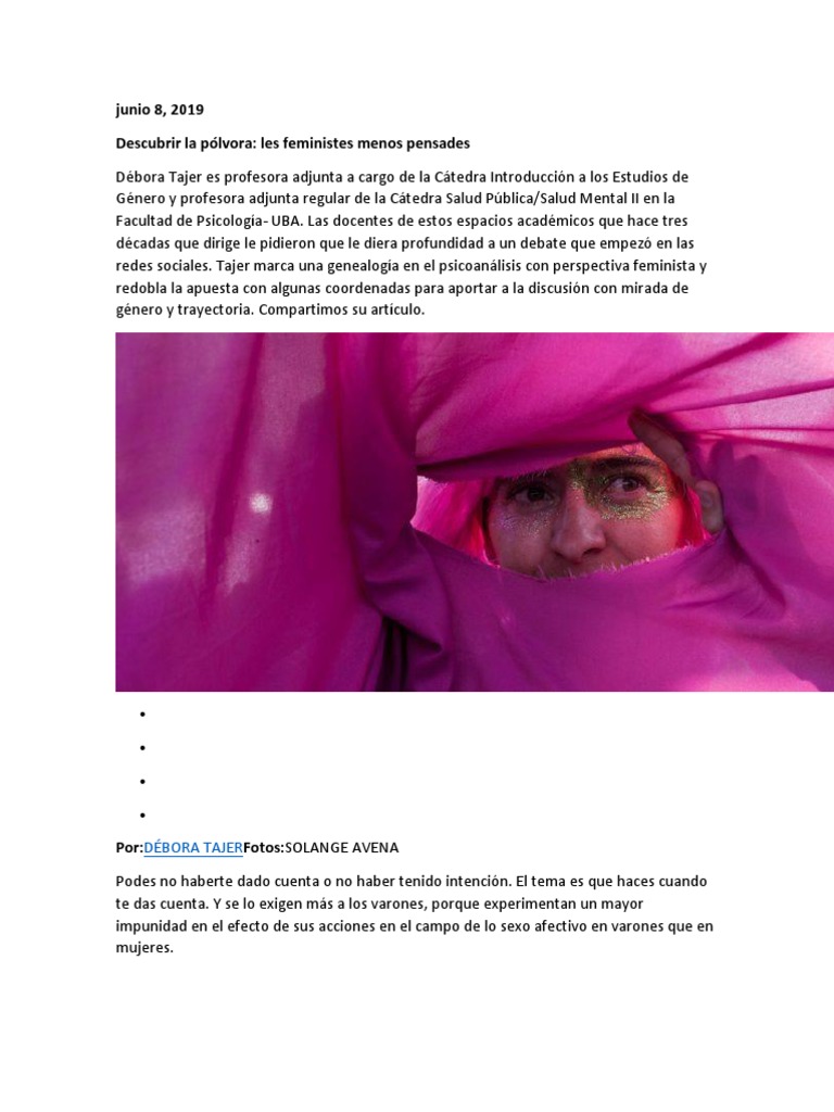 Tajer Débora. Descubrir La Pólvora Les Feministes Menos Pensades | PDF ...